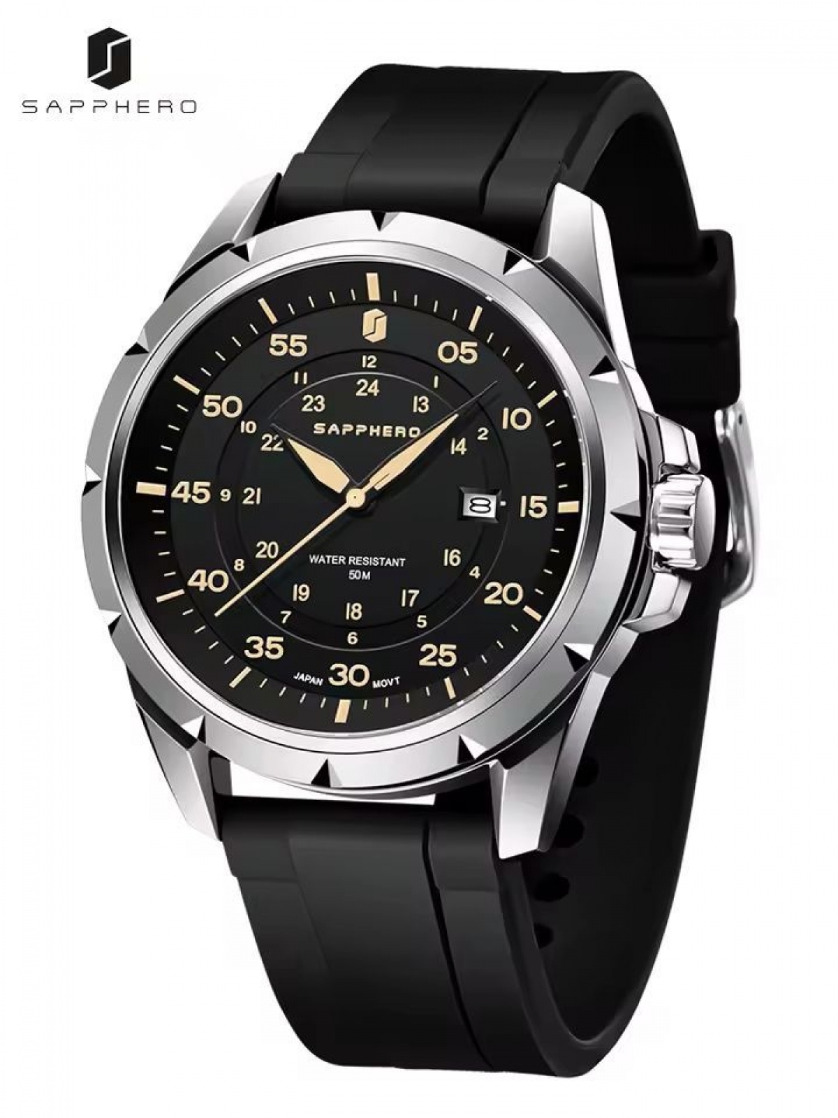 Parchi Store - Reloj Shapphero Negro